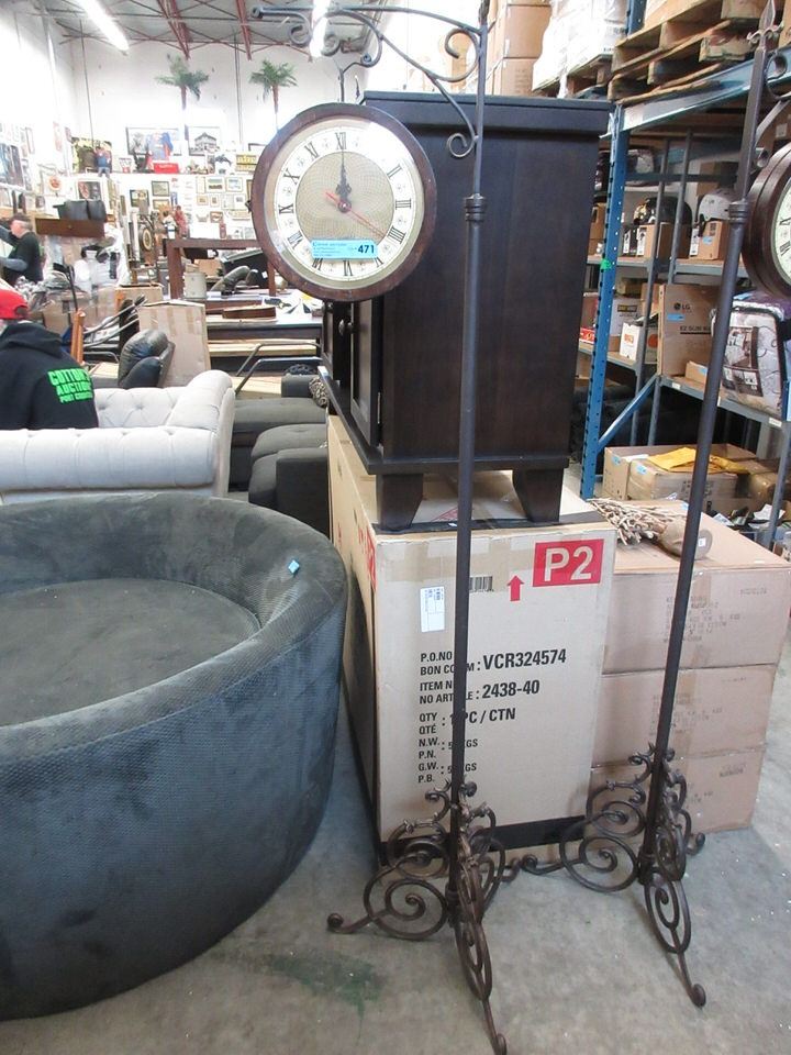 New Clock on 6 Foot Metal Stand