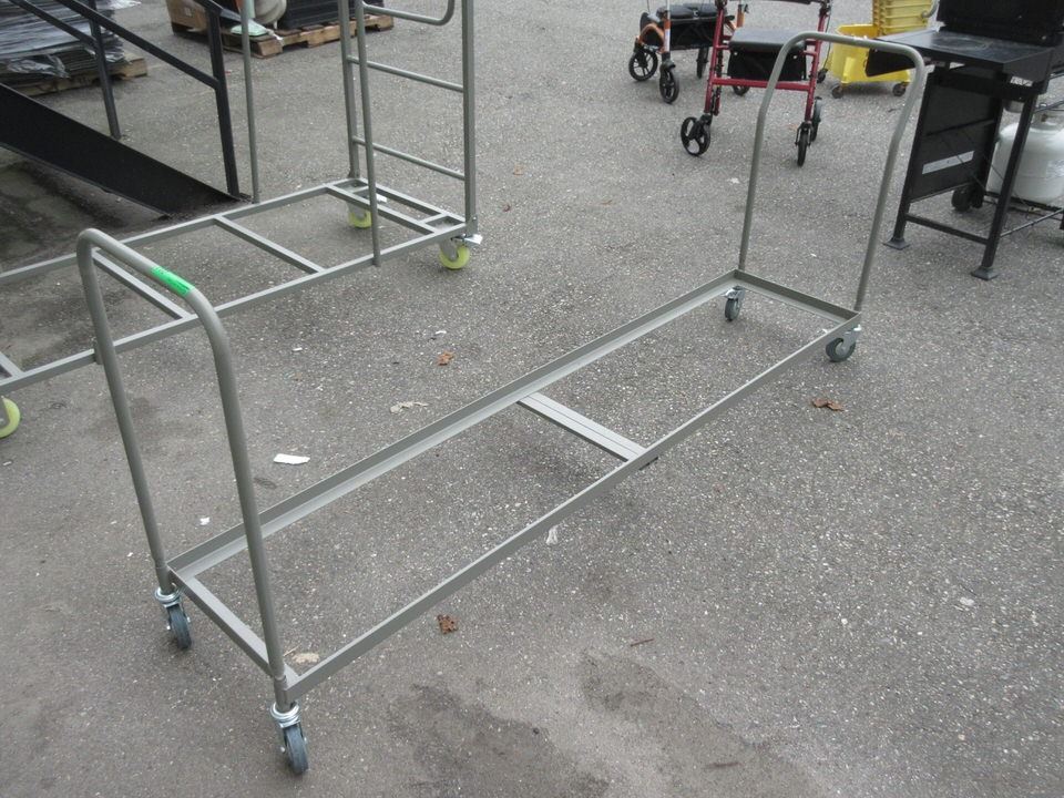 Rolling Folding Chair Stack Cart