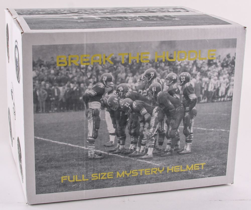 "Break The Huddle" Mystery Box - Series #2 Autographed Football Full ...