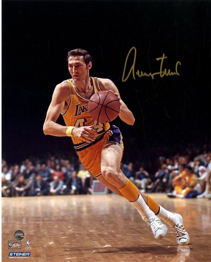 Jerry West Signed Lakers "1970 NBA Finals" 8x10 Photo (Steiner COA)