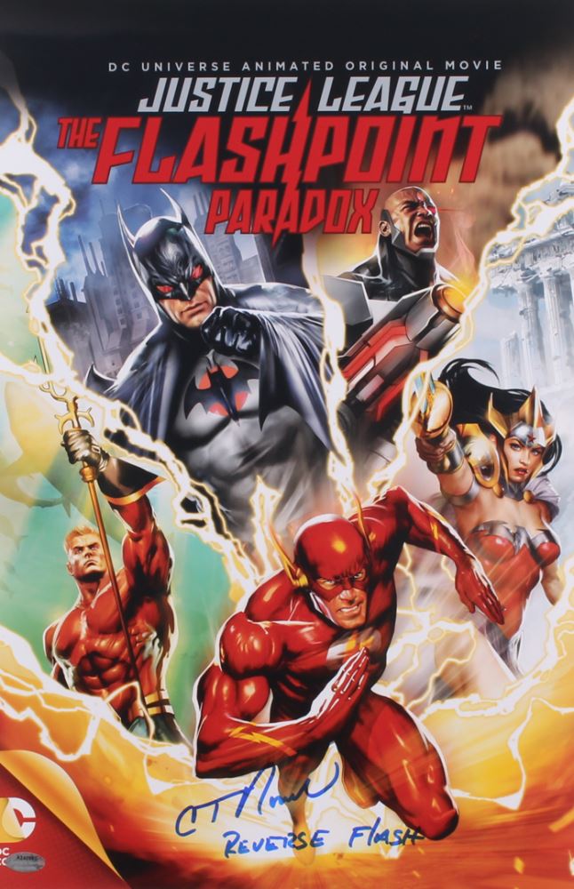 C. Thomas Howell Signed "Justice League: The Flashpoint Paradox" 11x17 ...