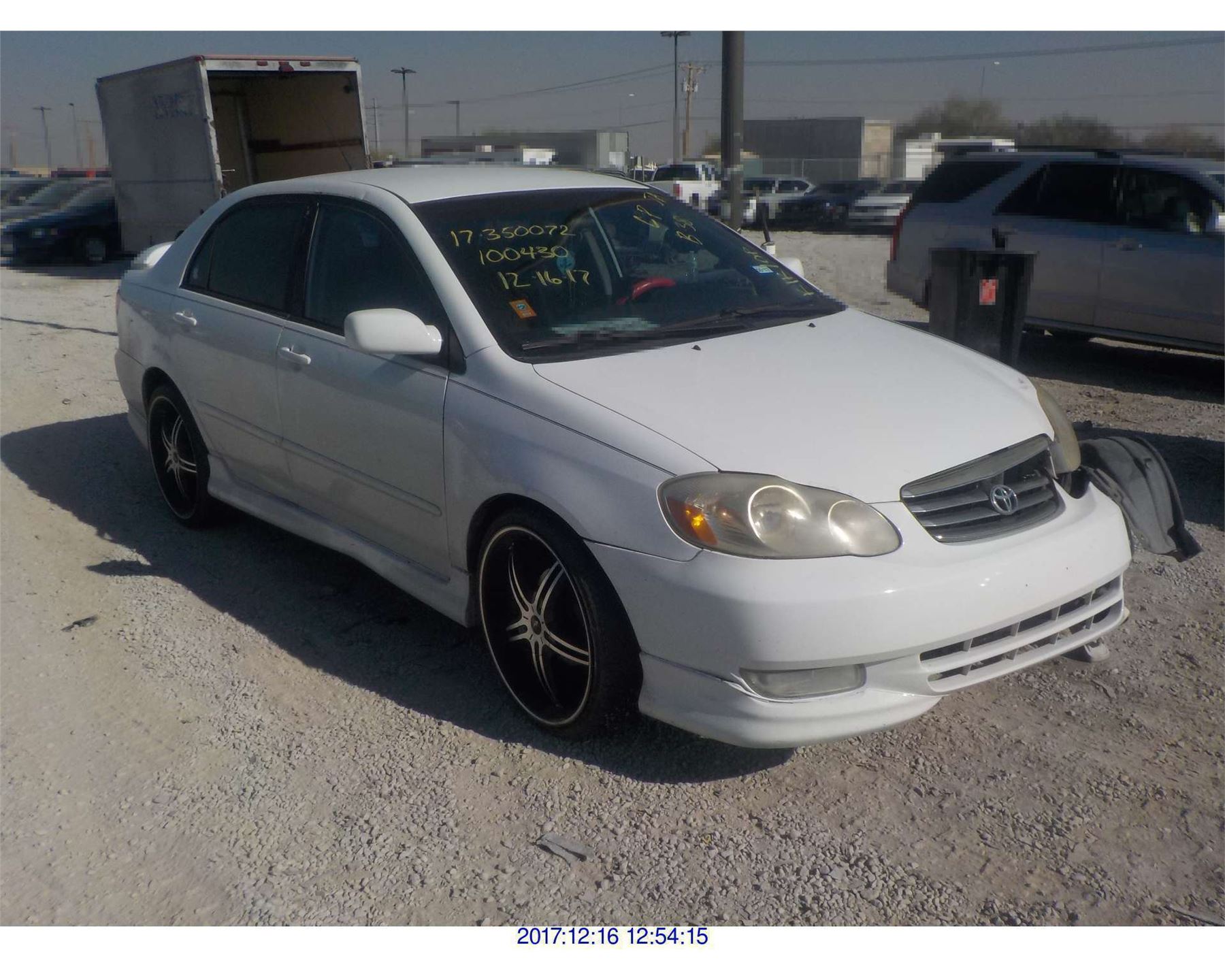 2003 - TOYOTA COROLLA // REBUILT SALVAGE