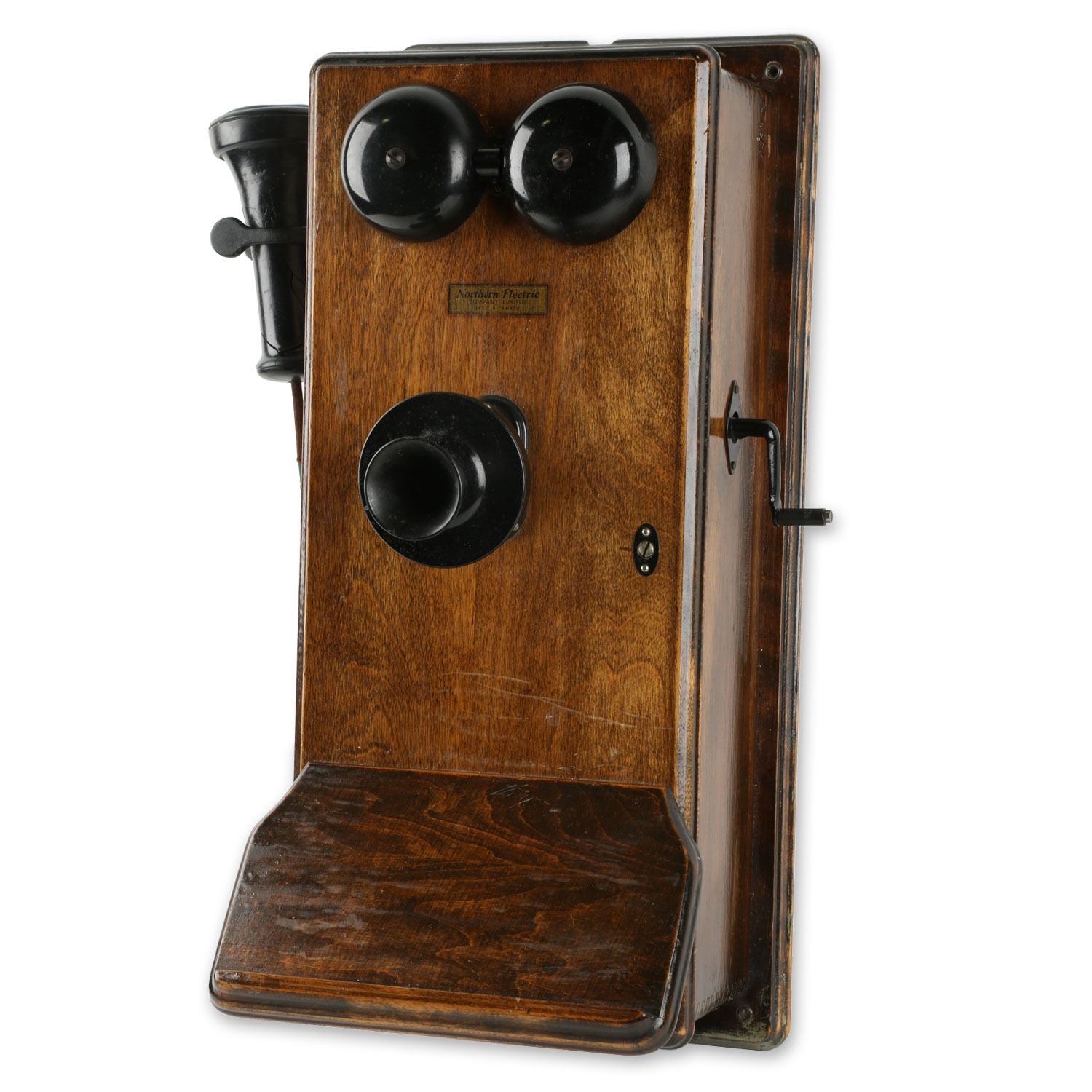 Northern Electric Walnut Wall Telephone
