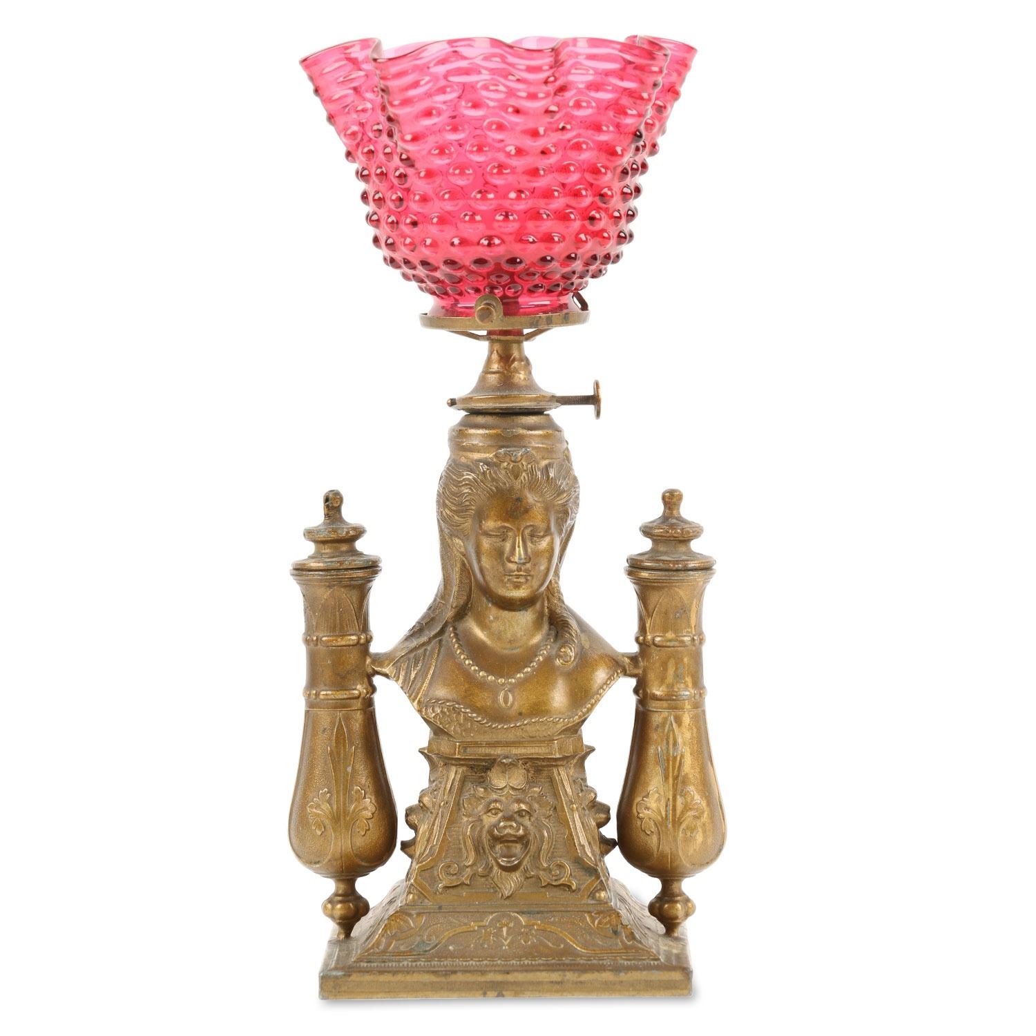 Rare Figural Cigar Lighter Oil Lamp
