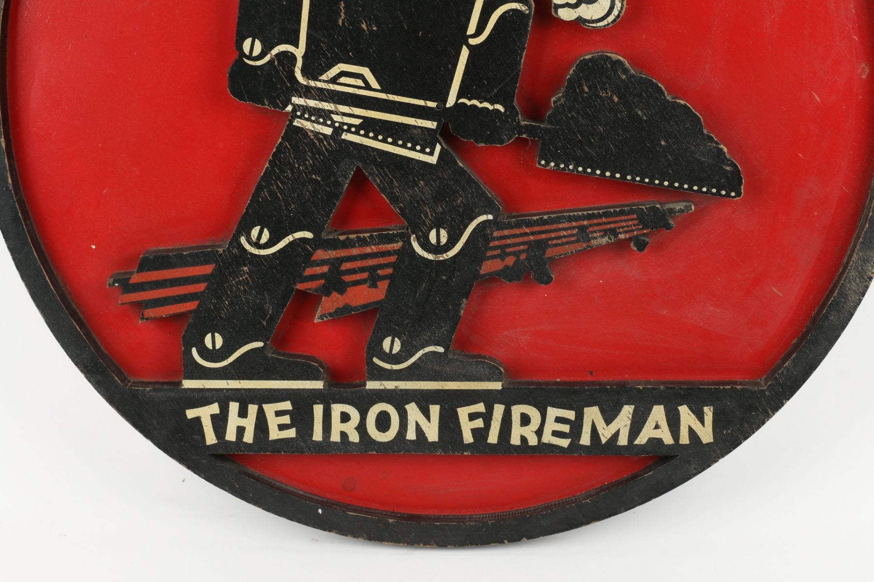 Iron Fireman Coal Furnace Sign