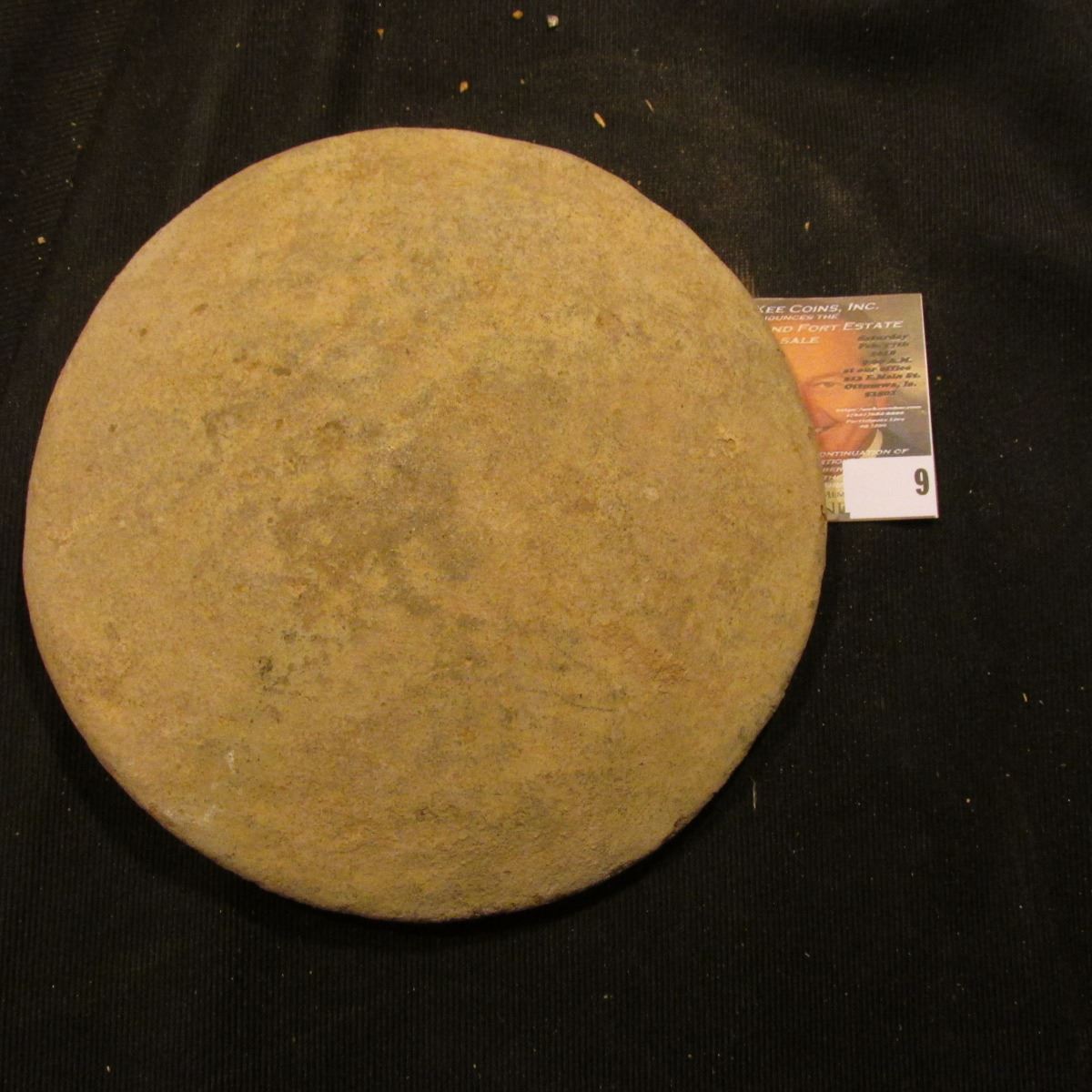 Native American Thick Clay plate of unknown provenance. Definitely ...