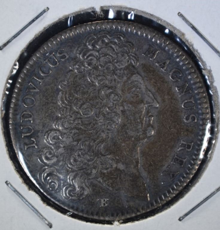 1715 SILVER JETON LOUIS XIV COIN