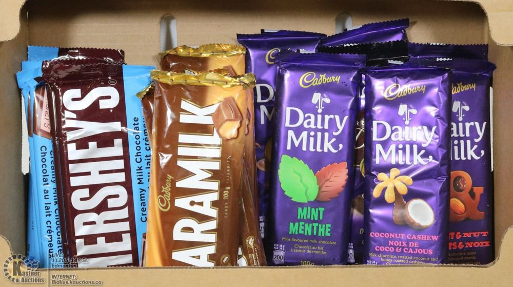 FLAT OF ASSORTED CHOCOLATE BARS