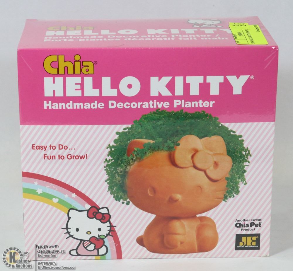 NEW HELLO KITTY CHIA PET