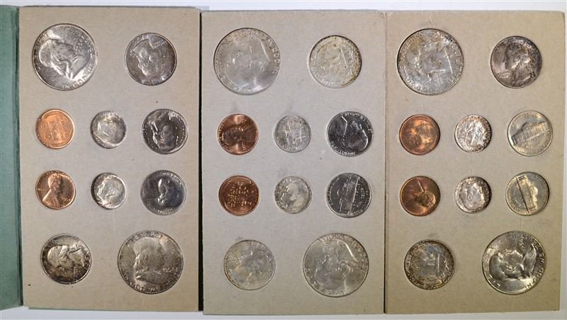 ORIGINAL DOUBLE 1954 MINT SETS