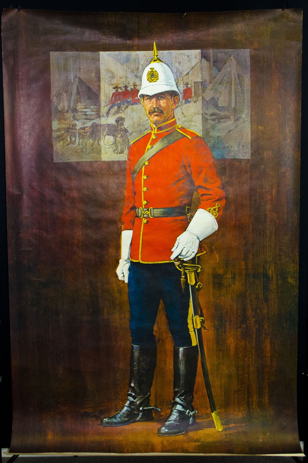 RCMP Poster/Mural - 1898 Dress Uniform (North West Mounted Police)