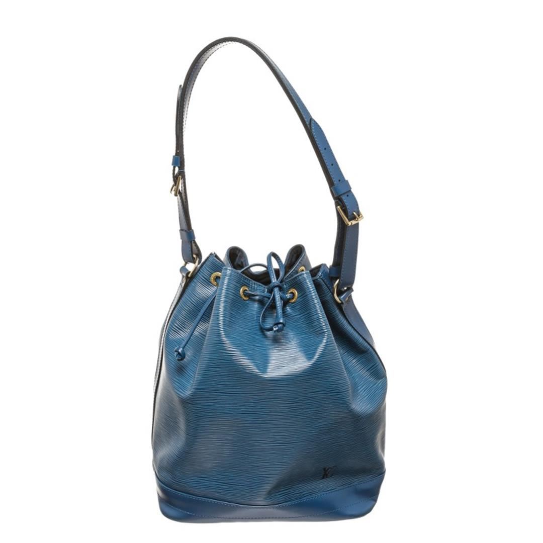 Louis Vuitton Blue Epi Leather Noe GM Drawstring Shoulder Bag