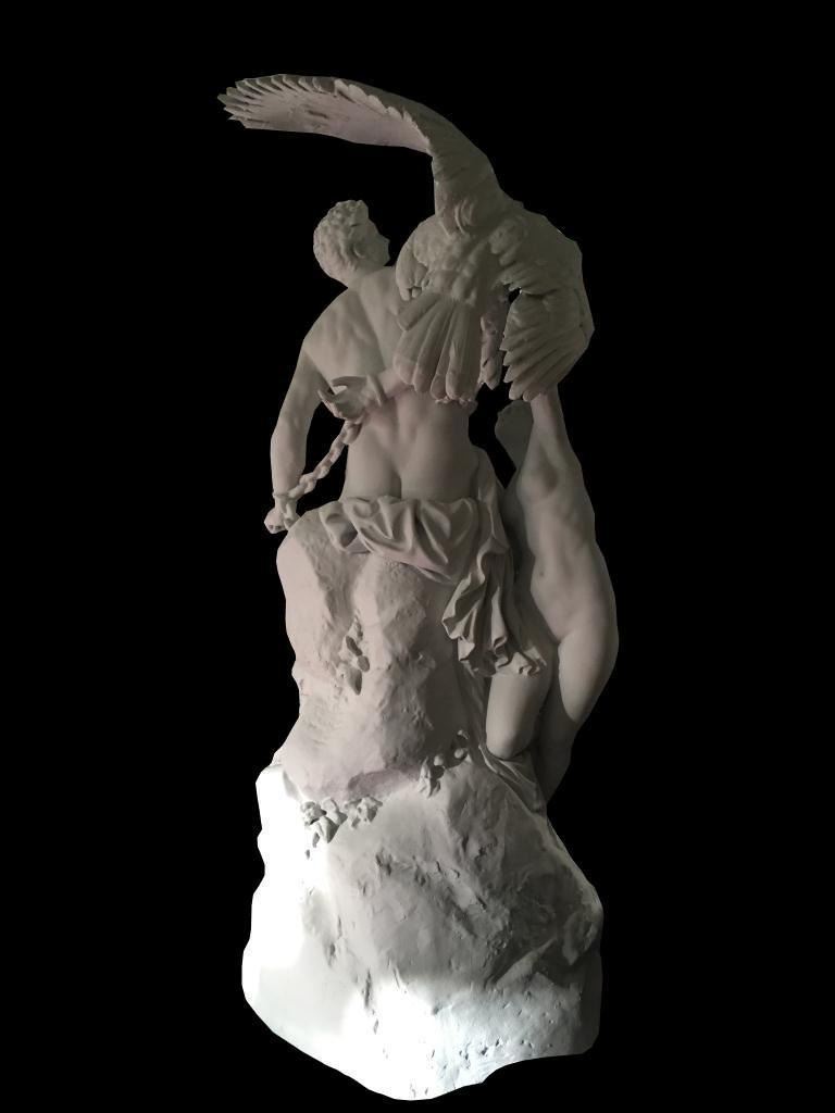 Attrib to Muller, Prometheus Bound Sculpture