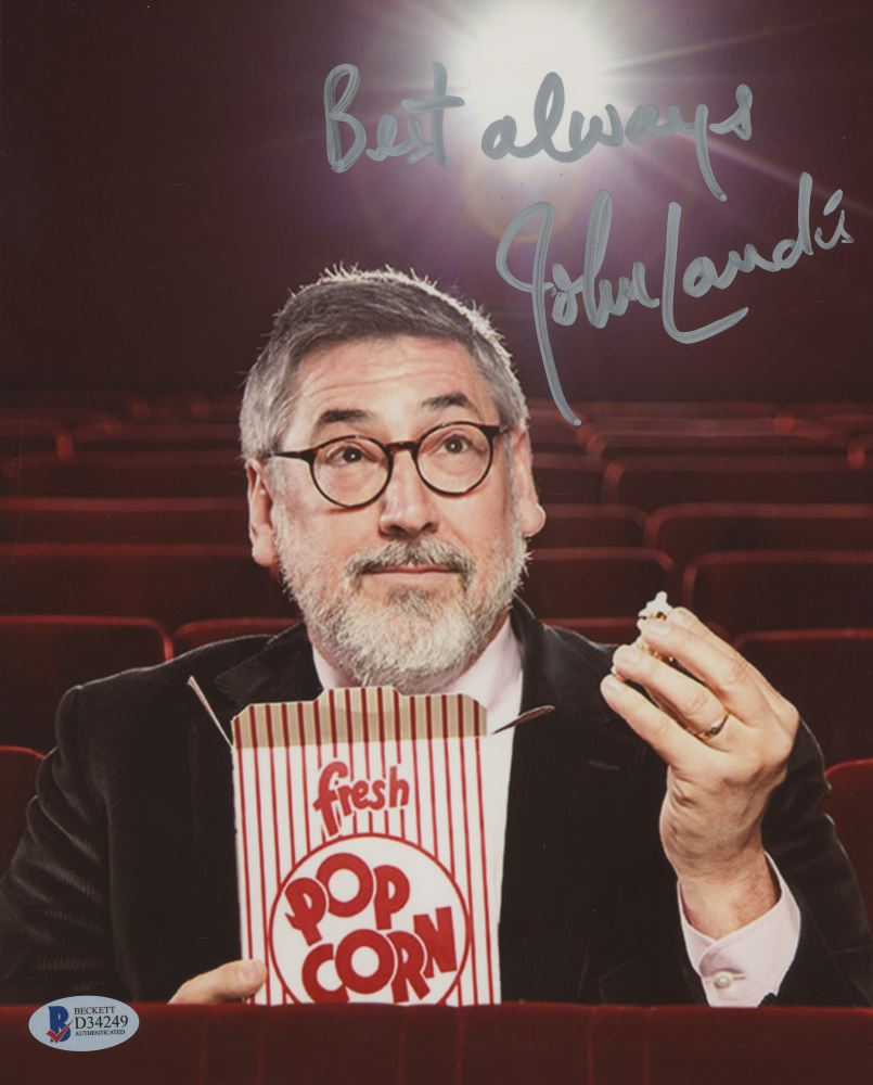 John Landis Signed 8x10 Photo Inscribed "Best Always" (Beckett COA)