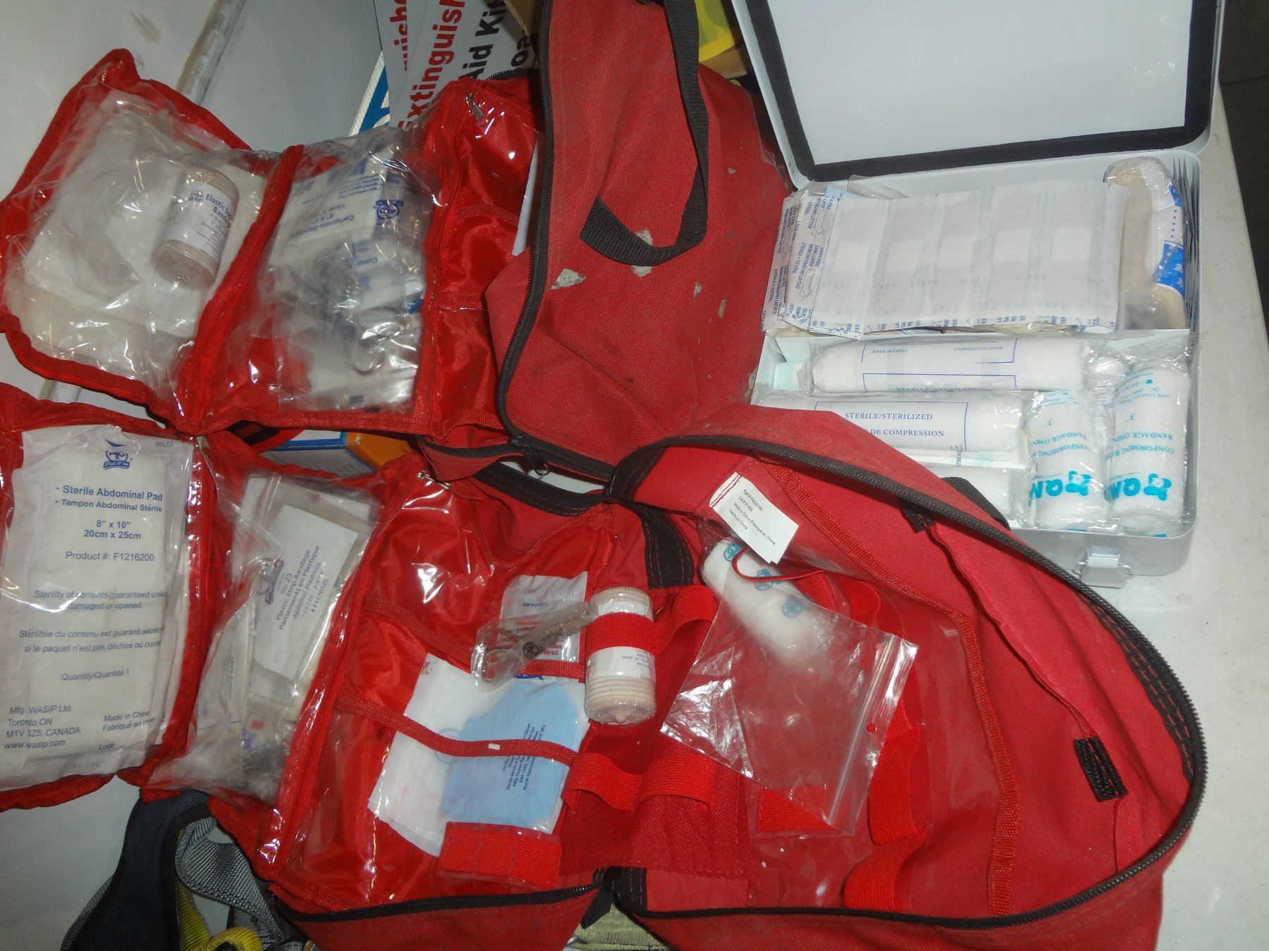 Lot of 3 Used First Aid Kits