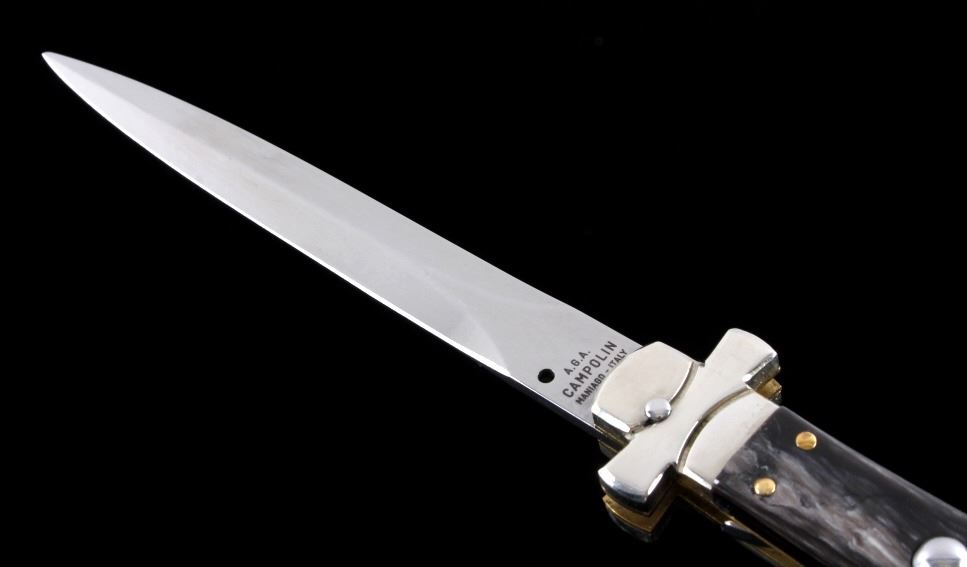 Campolin Maltese Cross Italian Switchblade Knife