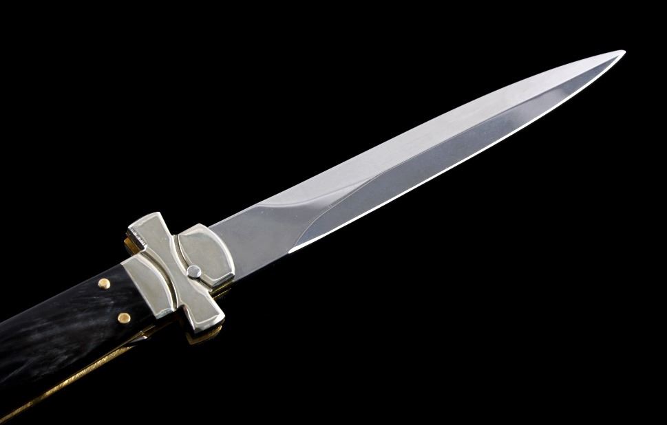 Campolin Maltese Cross Italian Switchblade Knife