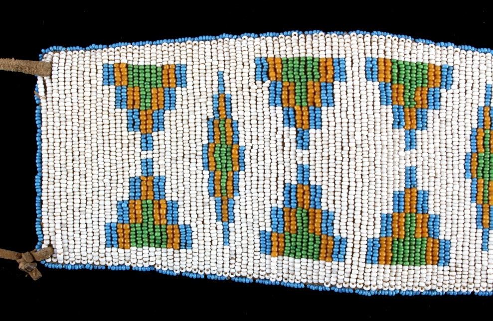 Sioux Native American Beaded Arm Bands c.1890