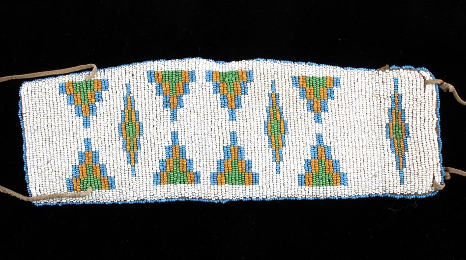 Sioux Native American Beaded Arm Bands c.1890