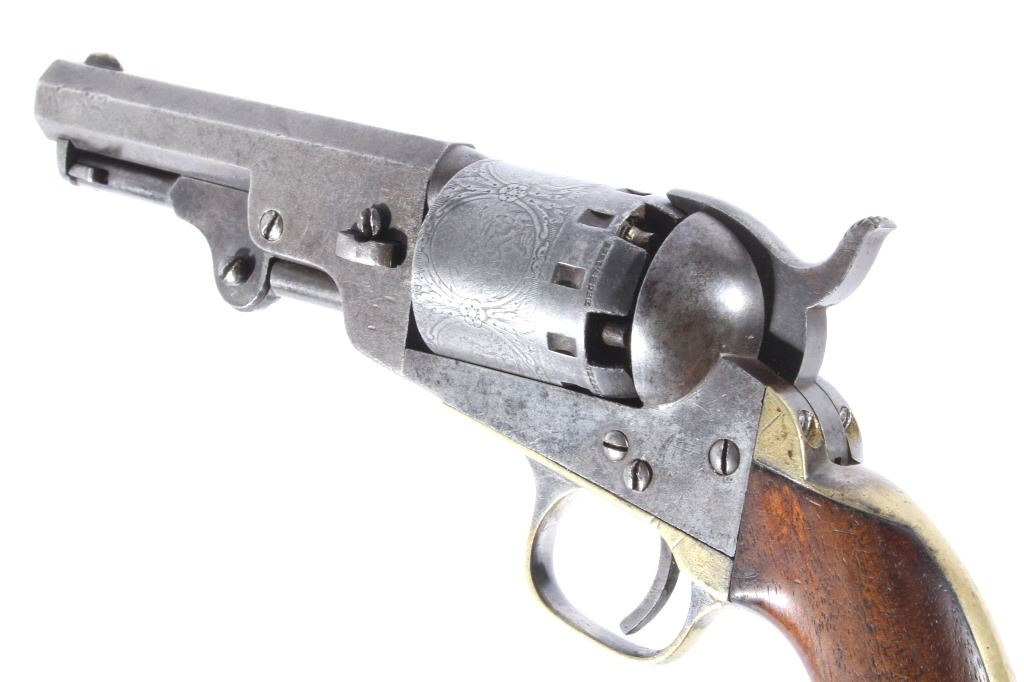 Manhattan Firearm .36 Colt 1859 Engraved Revolver