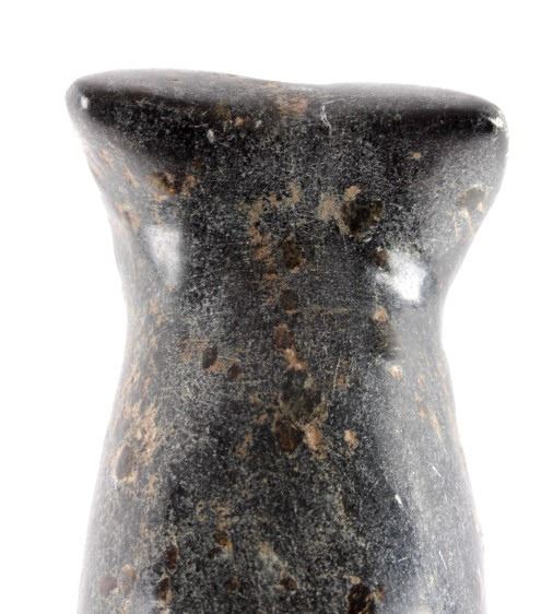 Chumash Indian Steatite Killer Whale Effigy Pipe