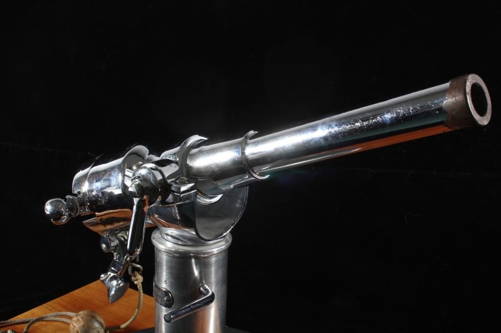 U.S Naval Co. 10G Chrome Bronze Signal Cannon