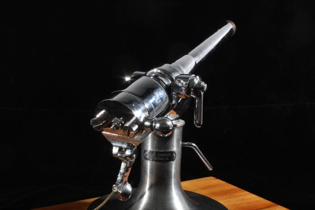 U.S Naval Co. 10G Chrome Bronze Signal Cannon