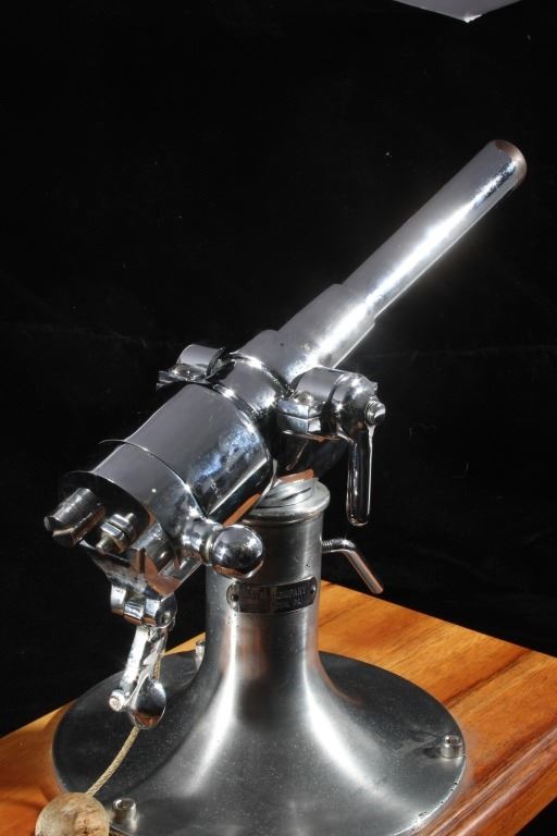 U.S Naval Co. 10G Chrome Bronze Signal Cannon