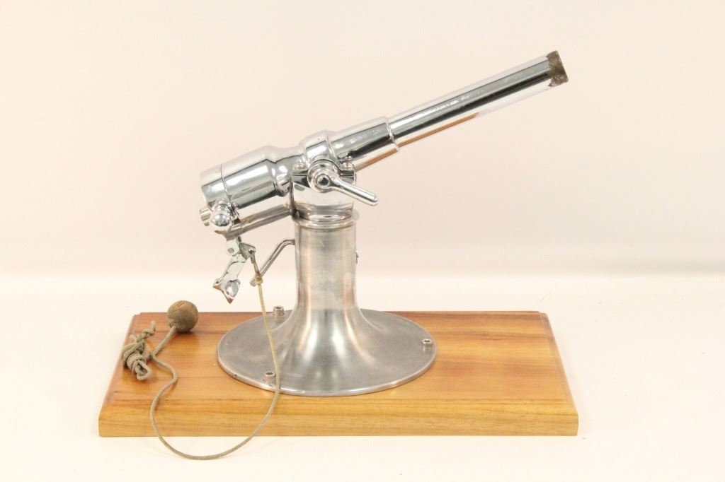U.S Naval Co. 10G Chrome Bronze Signal Cannon