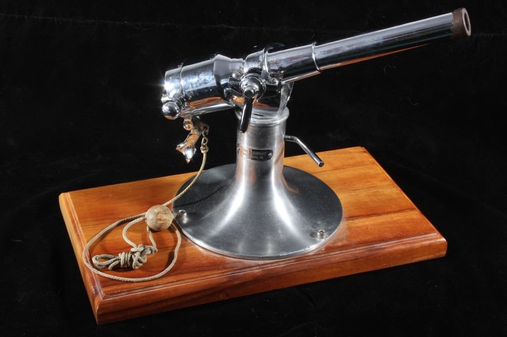 U.S Naval Co. 10G Chrome Bronze Signal Cannon