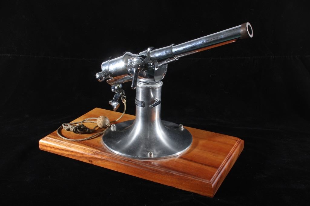 U.S Naval Co. 10G Chrome Bronze Signal Cannon