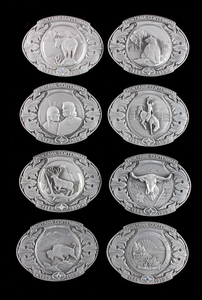 Montana Centennial Belt Buckle Collection