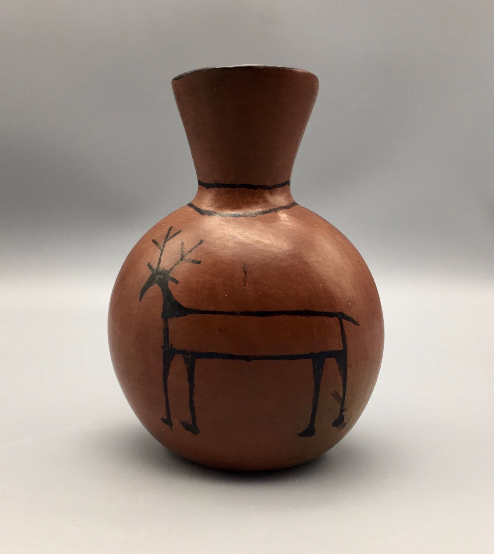 Vintage Tohono O’odham Pottery Vase