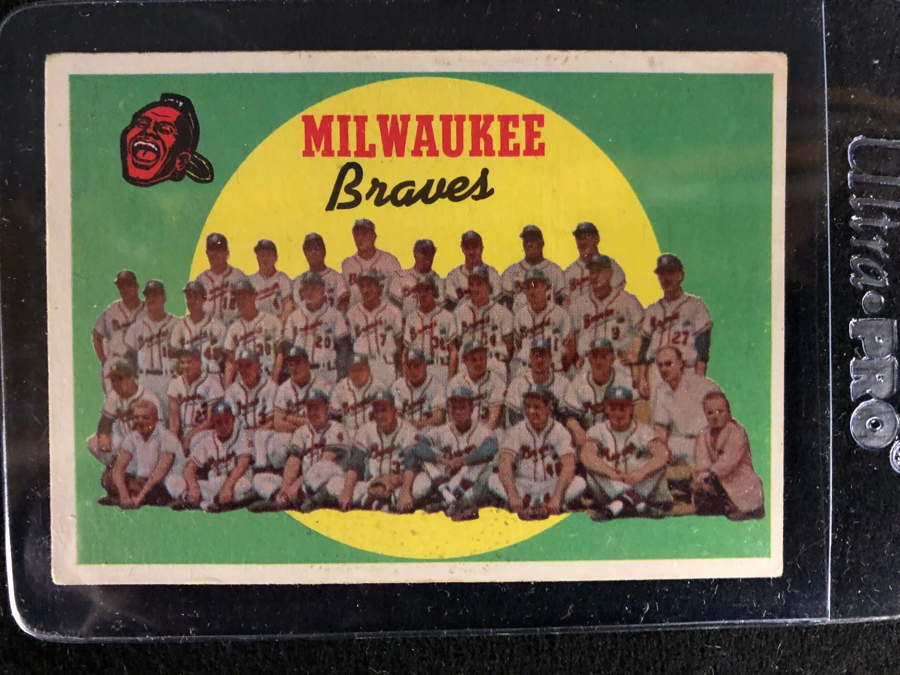 1959 Topps #419 Braves Checklist