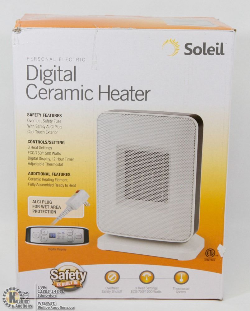 SOLEIL DIGITAL CERAMIC HEATER