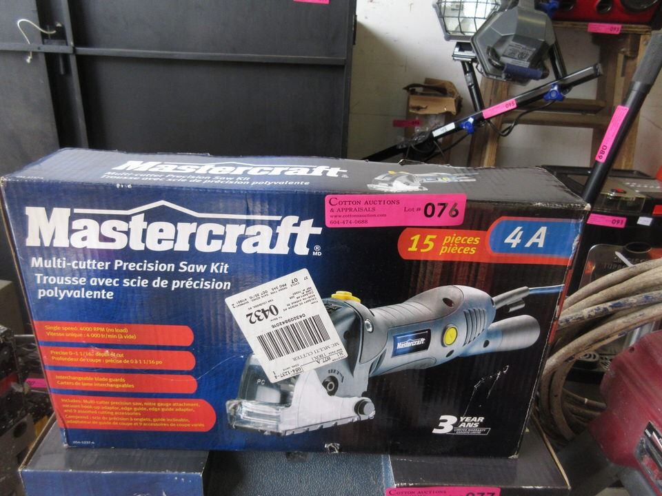 New Mastercraft Multi Cutter Precision Saw