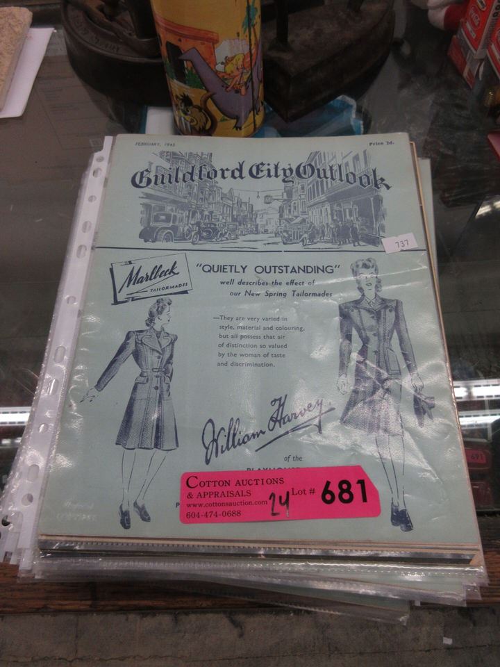 24 Vintage "Guildford Outlook" Magazines - 1940s