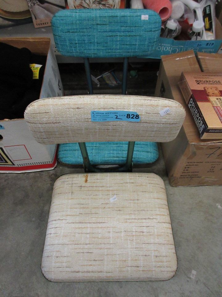 2 Vintage Bleacher Seats