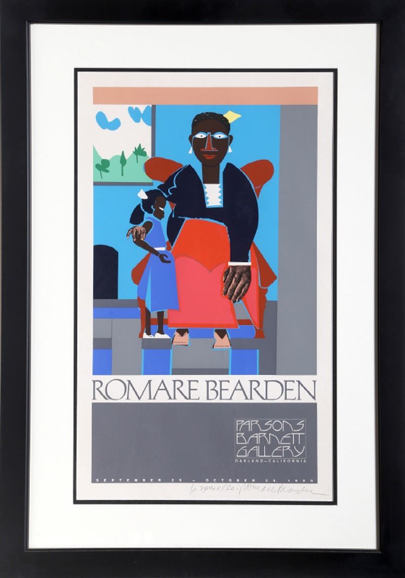 Romare Bearden, Mother and Child, Exhibition at Parsons Barnett Gallery ...