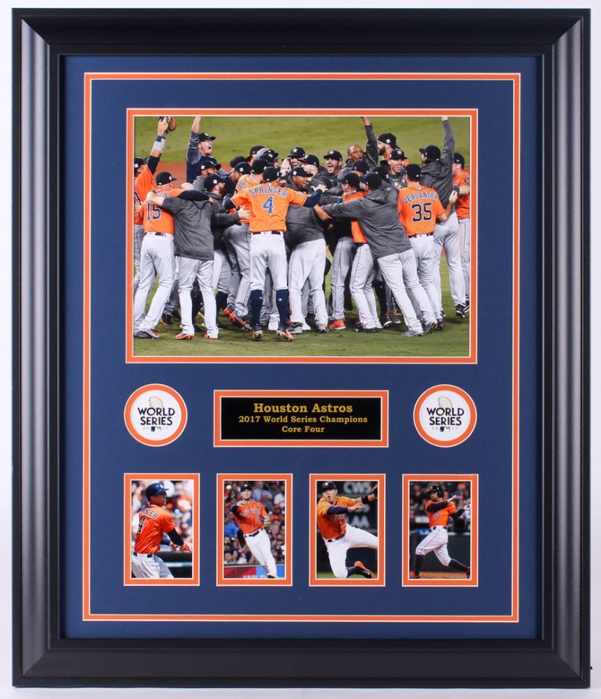 Houston Astros 2017 World Champions "Core Four" 23.5x 27.5 Custom ...