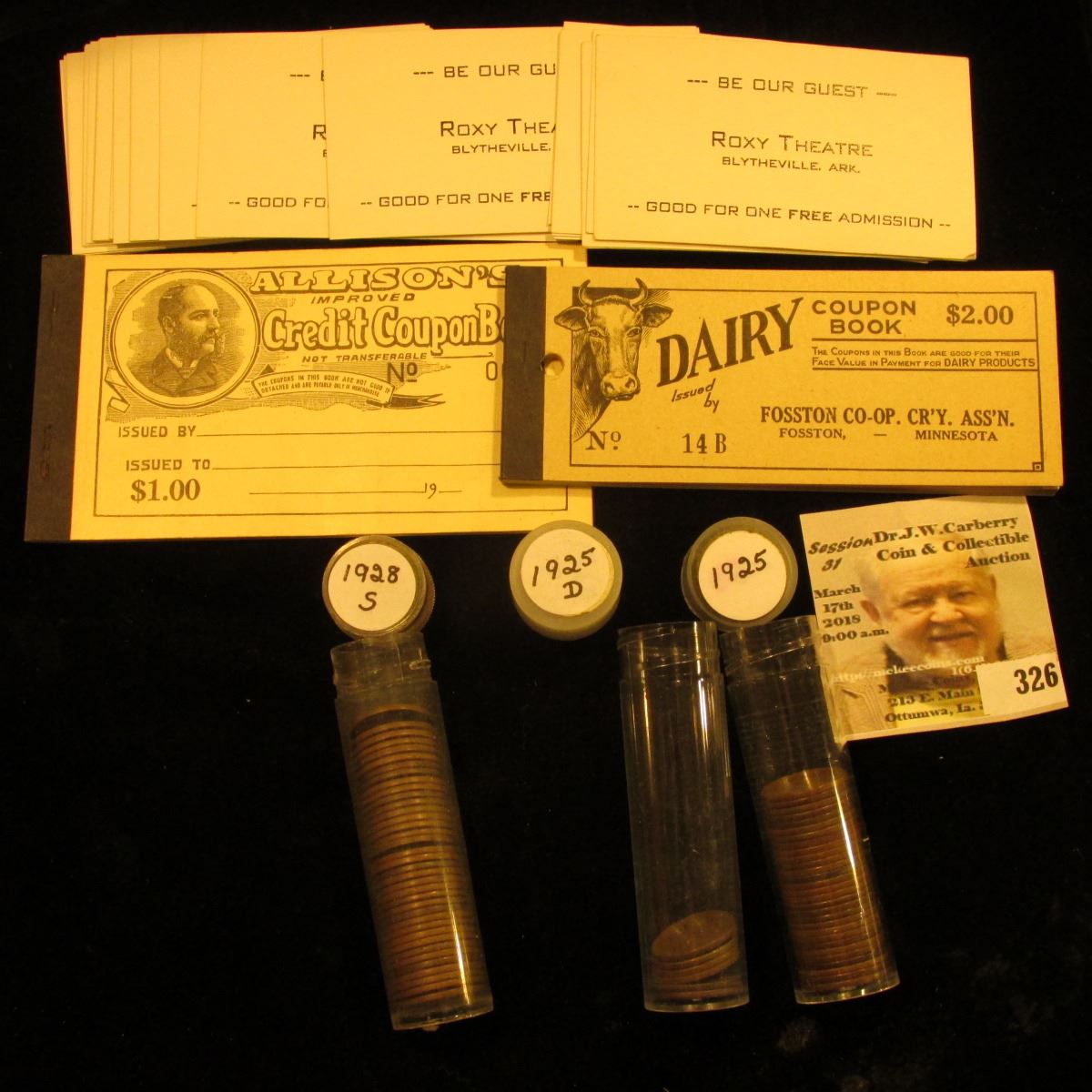 "Fosston Co-op. CR'Y. Assn. Fosston, Minnesota Dairy $2.00 Coupon" Book ...