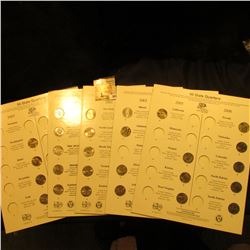 (5) Full & partially Full State Quarter Boards, ready for finishing and ...