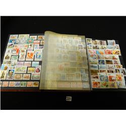 2 UNI SAFE 16 PAGES STAMP BOOKS/SOME COUNTRYS-CANADA-CUBA-WARSZAWA-ROMANIA