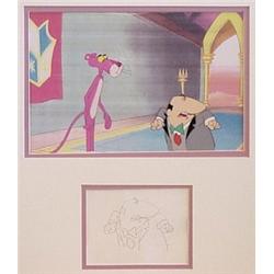 Animation Cel, PINK PANTHER & THE BUTLER, original animation cel with ...