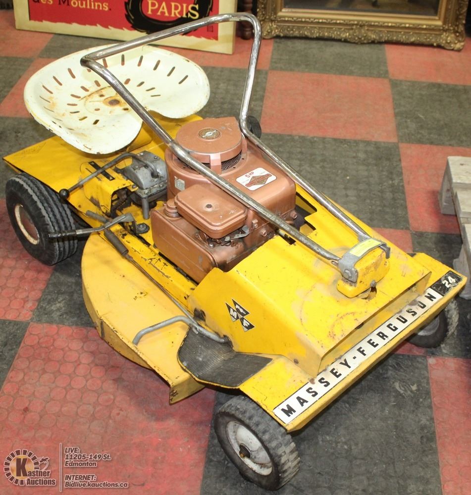 Rare Working 1960s Mf24s Massey Ferguson Riding Lawnmower