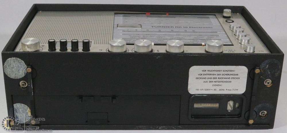 1969 SIEMENS DS&TURNIER RK -16 ELECTRONIC RADIO.