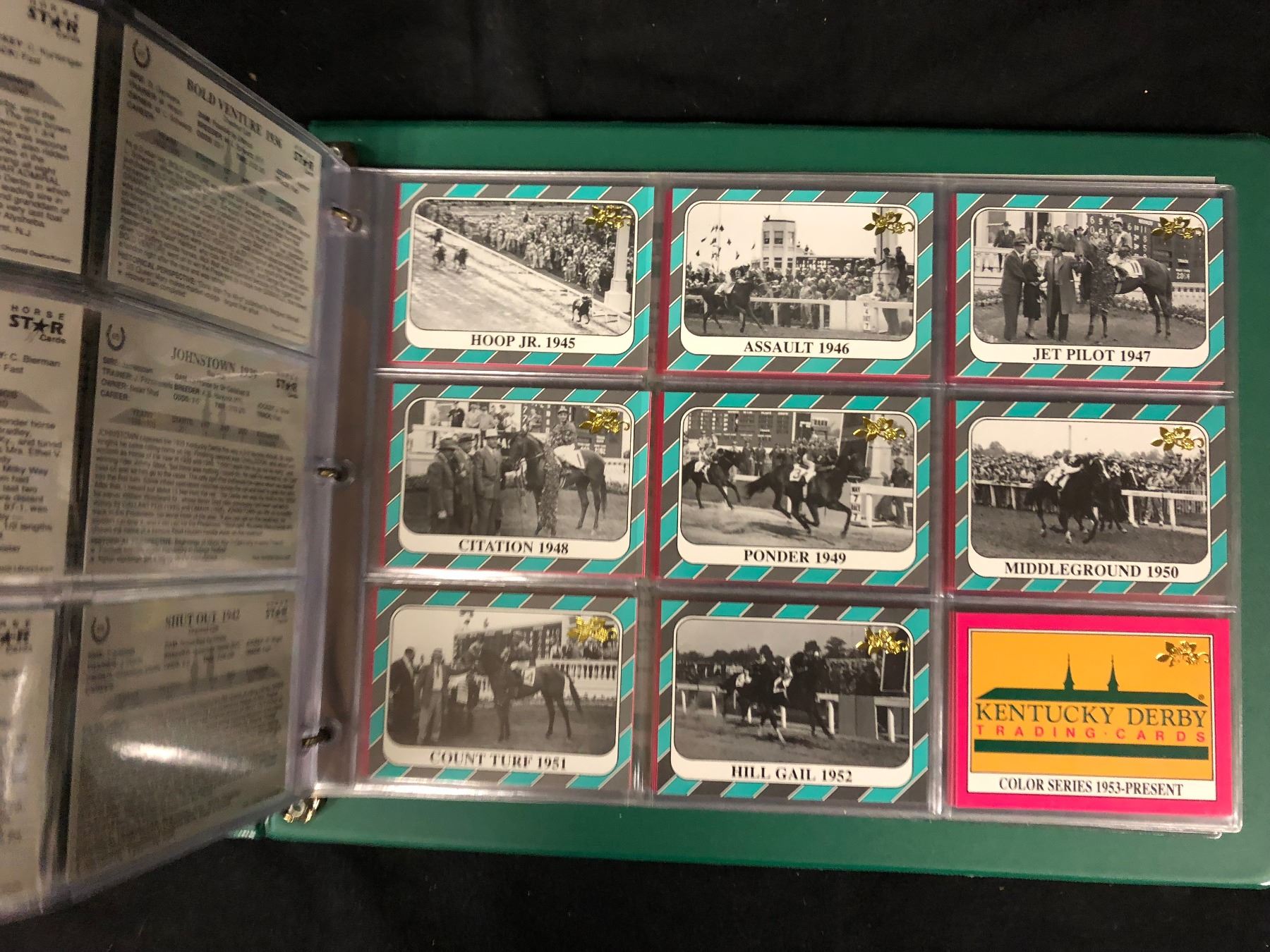 LIMITED EDITION KENTUCKY DERBY TRADING CARDS LOT