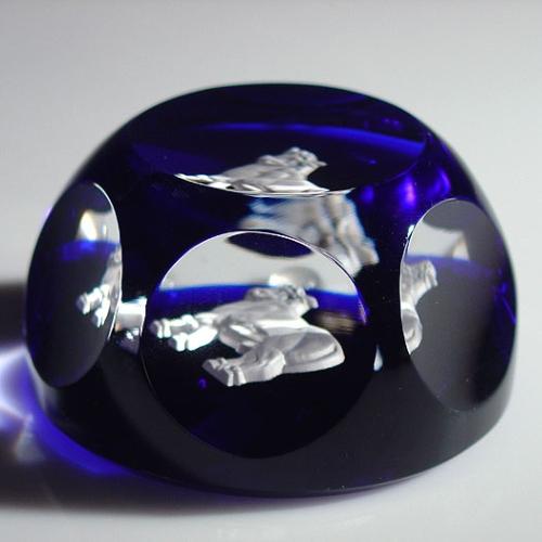 273: Baccarat Taurus Zodiac Paperweight