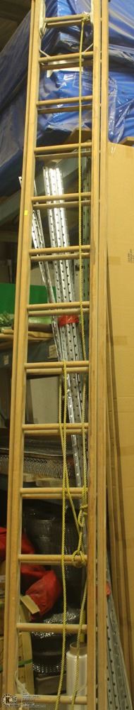 20 FOOT WOOD EXTENSION LADDER