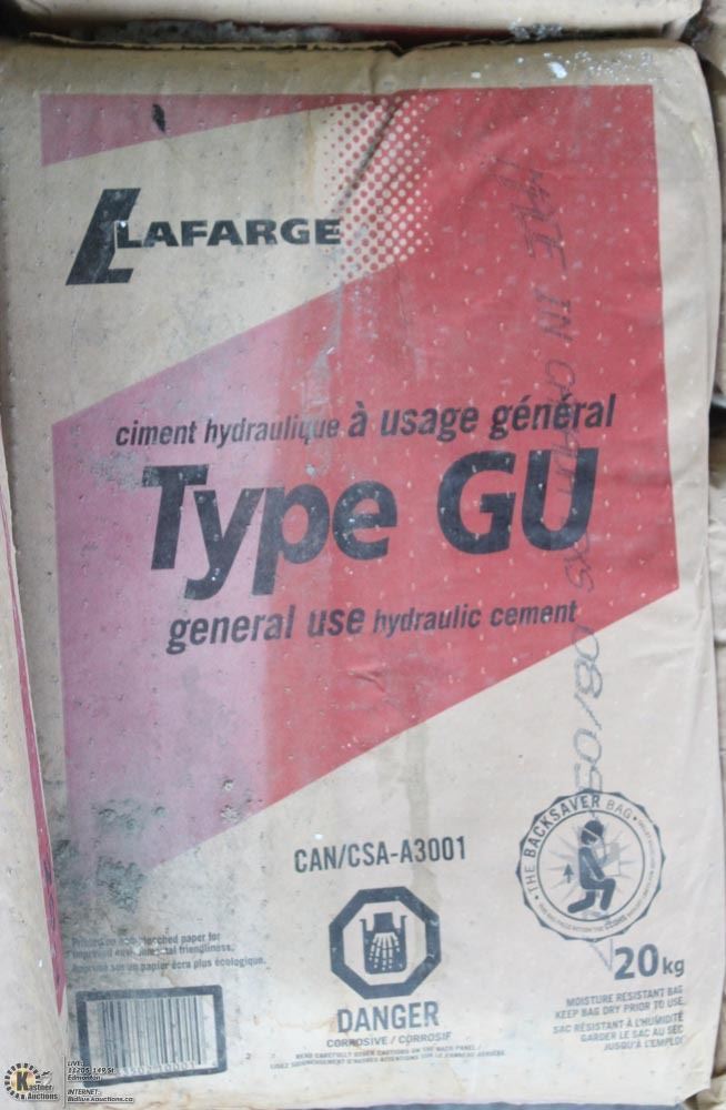 LAFARGE TYPE GU HYDRAULIC CEMENT 20KG BAG